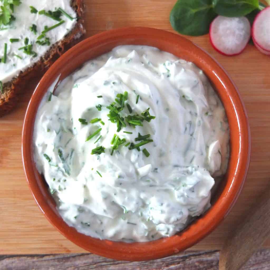 Quark Dip with Herbs (Kräuterquark) - My Dinner