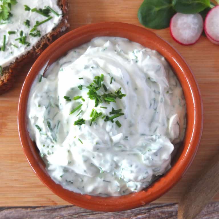 Quark Dip with Herbs (Kräuterquark) - My Dinner