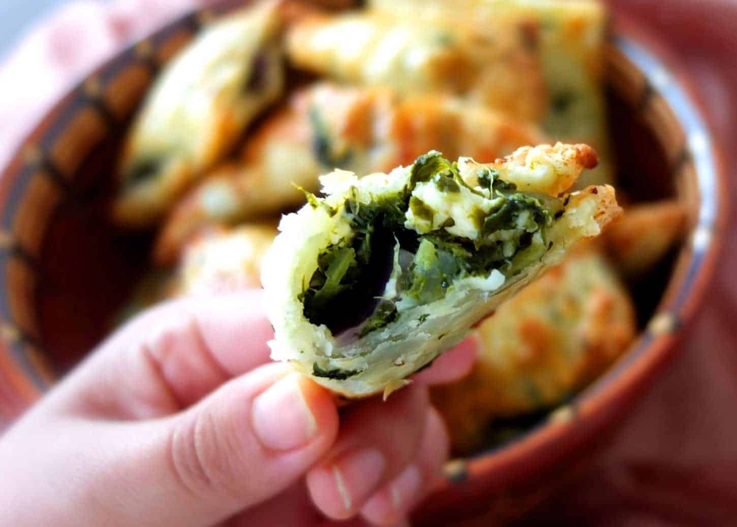 BEST Spinach and Feta Parcels RECIPE - My Dinner