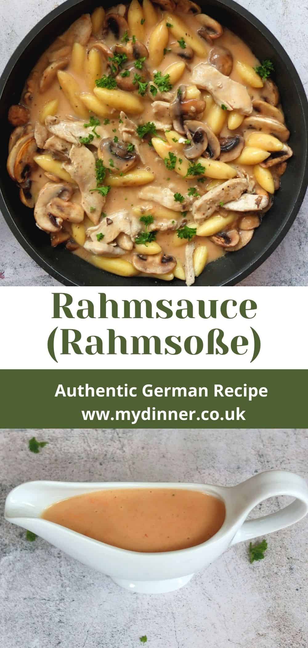 Basic Recipe for Rahmsauce – German Cream Sauce - My Dinner
