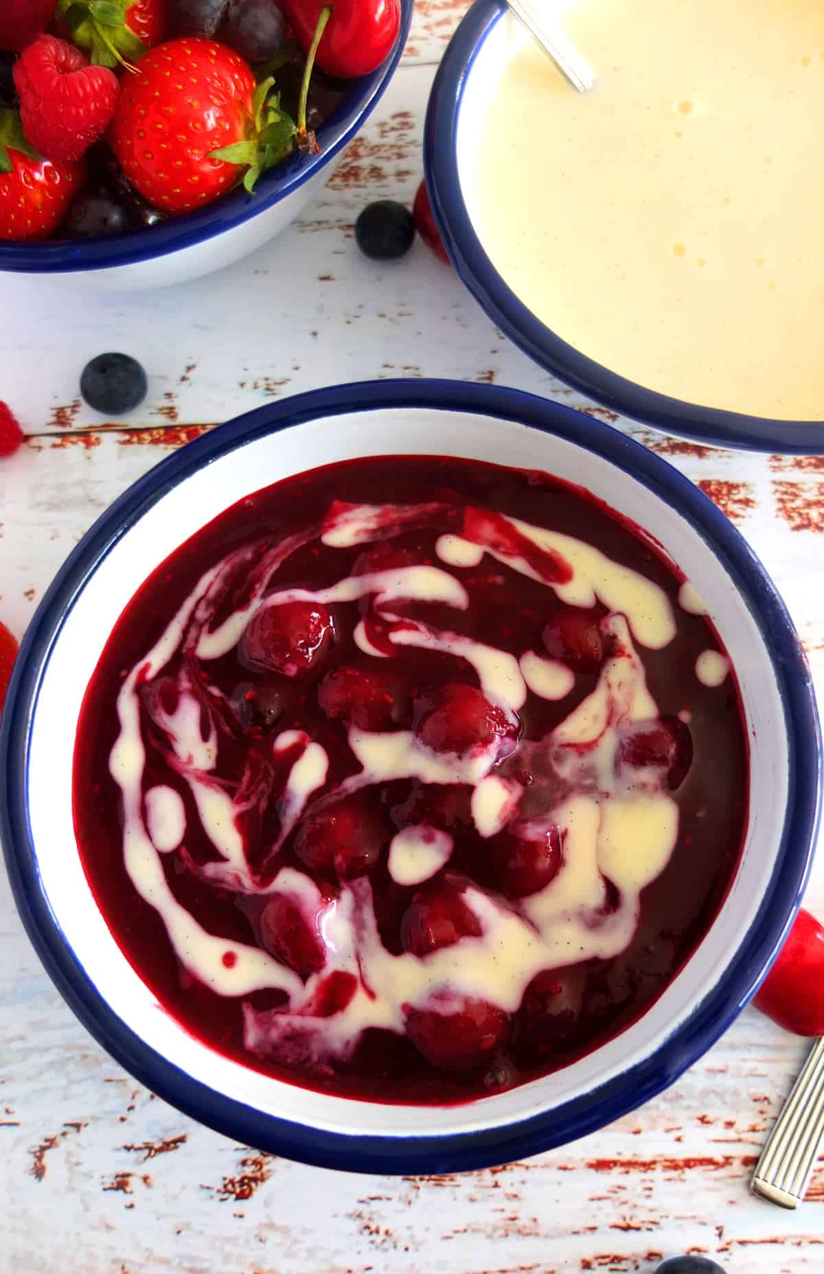 Rote Grütze (German Red Berry Pudding) - My Dinner