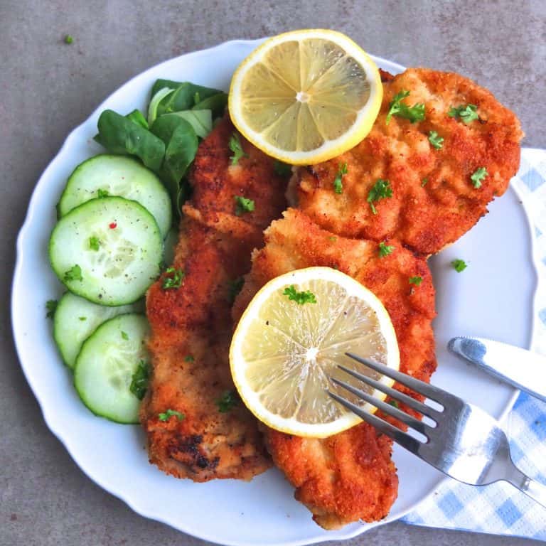 Schweineschnitzel - Traditional German Schnitzel - My Dinner