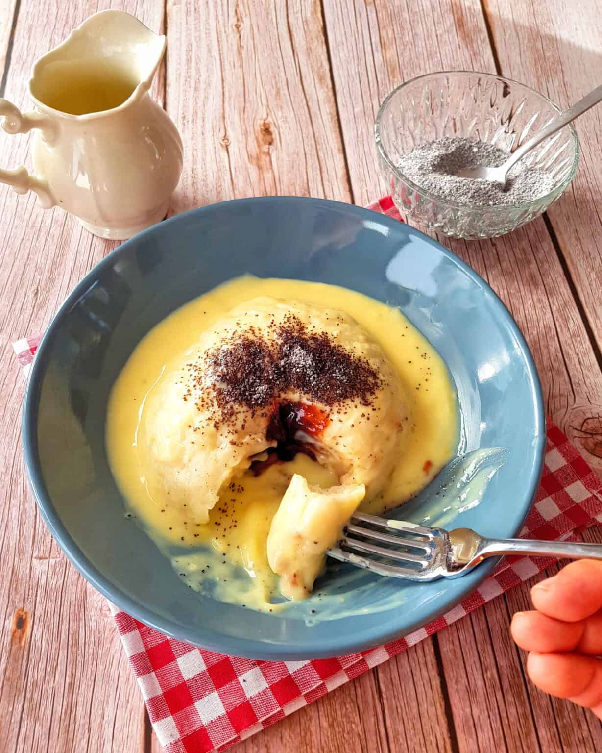 Traditional Germknödel - Austrian Sweet Dumplings - My Dinner