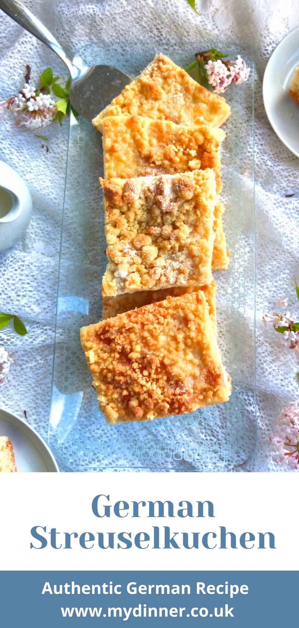 Moist Streuselkuchen (German Crumb Cake) - My Dinner