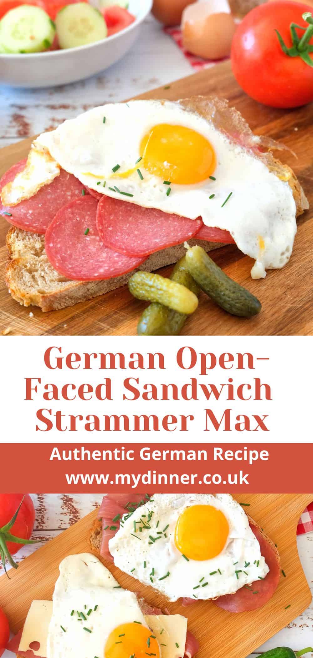 Strammer Max- German Sandwich - My Dinner