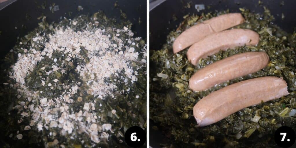 Authentic Grünkohl mit Pinkel (German Kale recipe and Pinkelwurst) - My ...