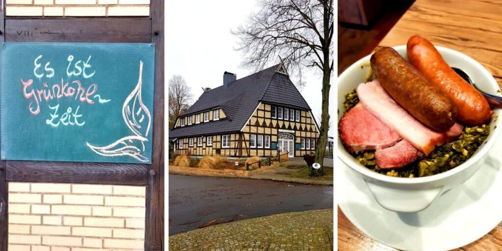 Authentic Grünkohl mit Pinkel (German Kale recipe and Pinkelwurst) - My ...