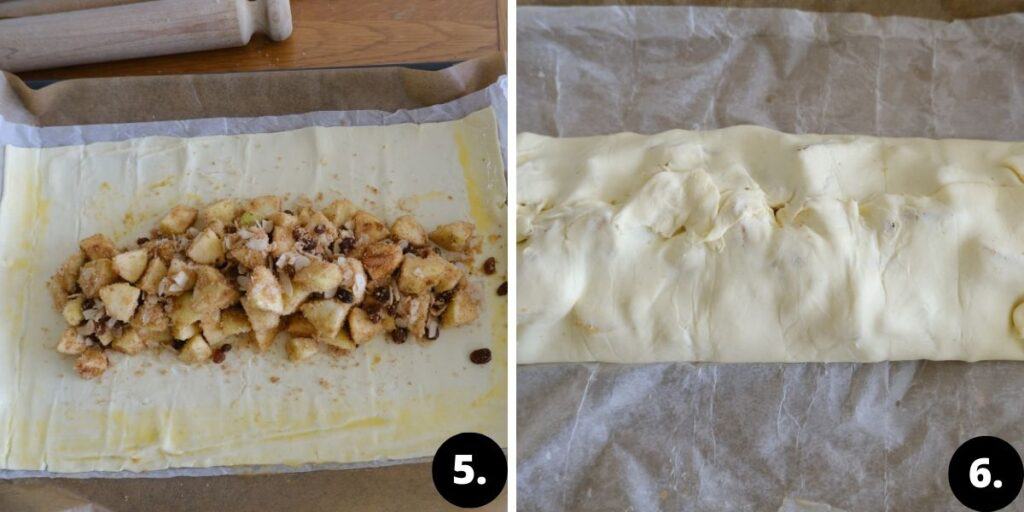 Quick and Easy Apple Strudel with Puff Pastry - My Dinner