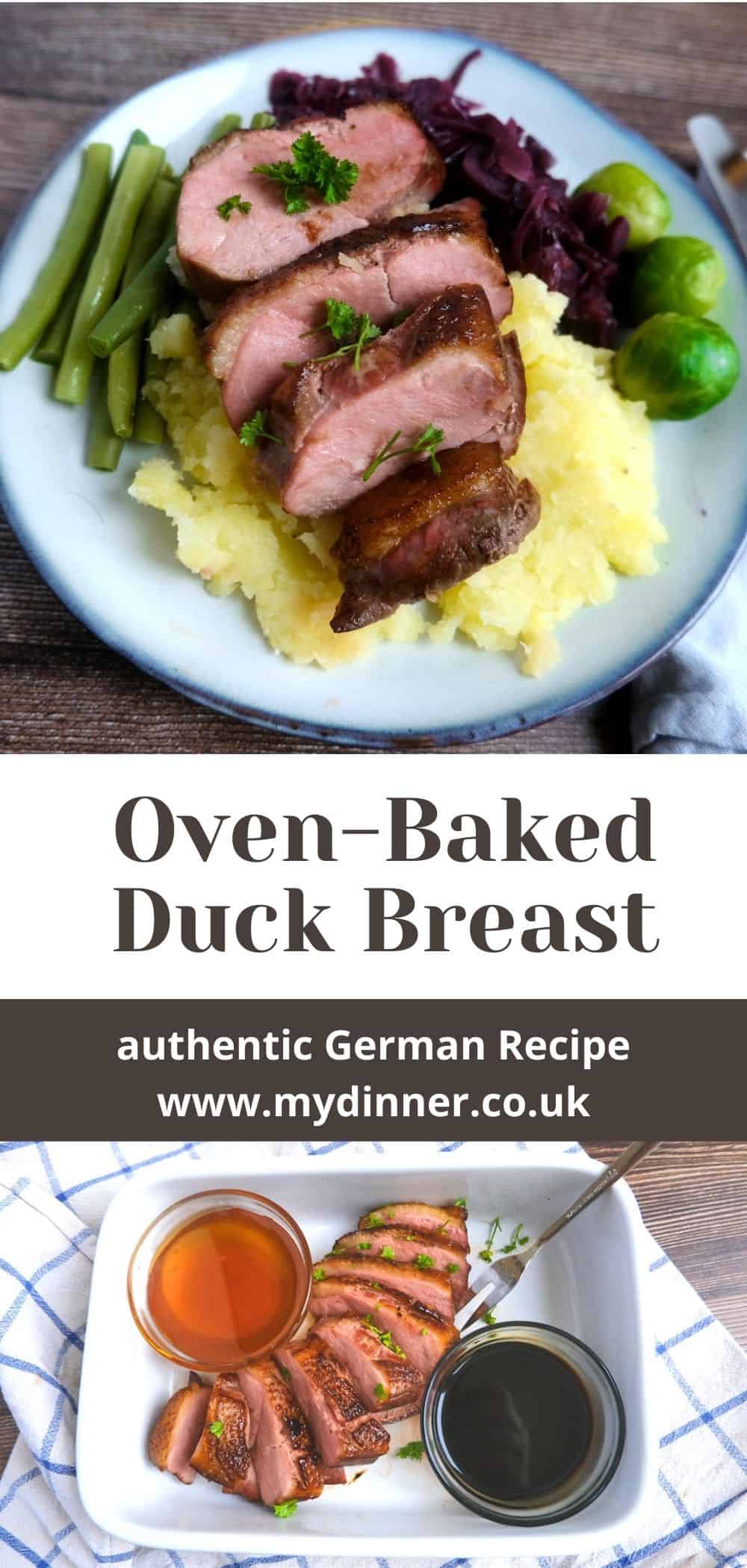 Easy Oven Roasted Duck Breast in a Honey Soy Marinade - My Dinner