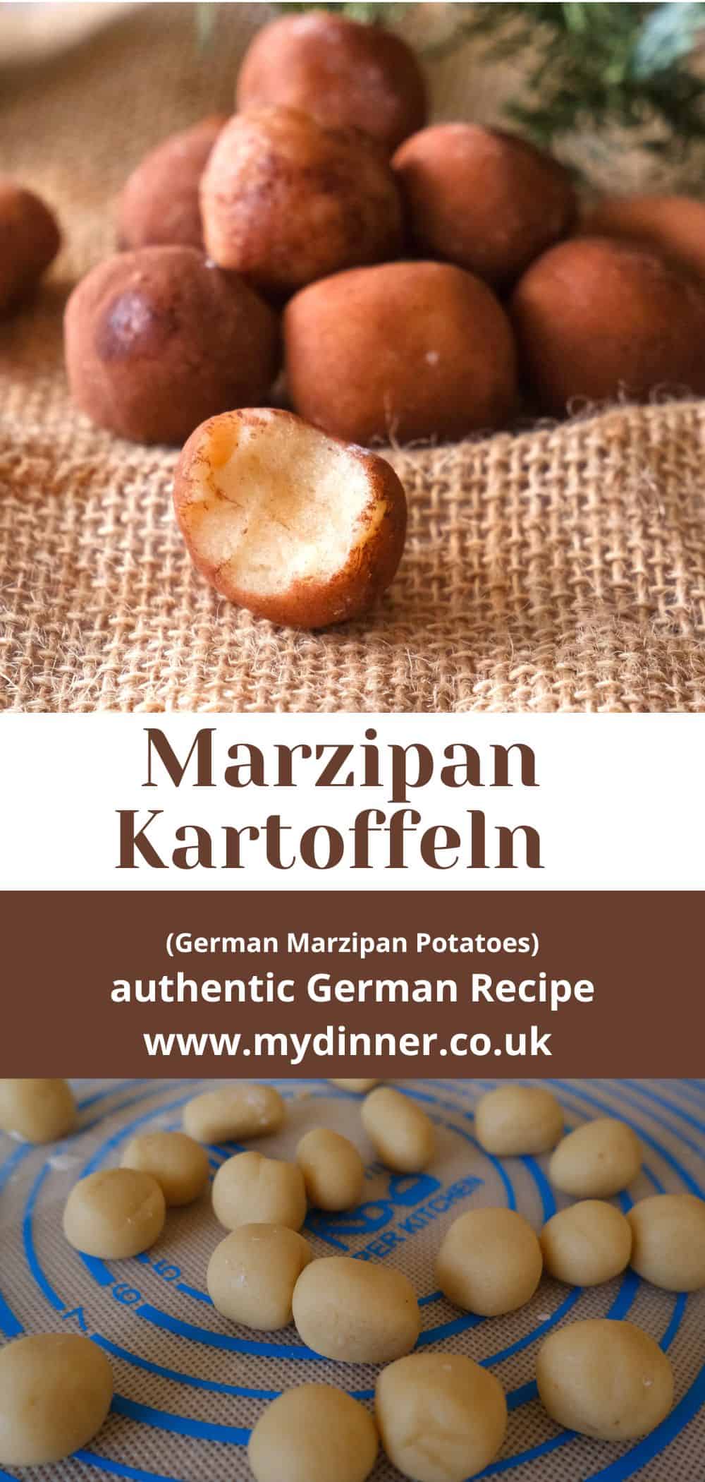 Traditional German Marzipan Potatoes (Marzipankartoffeln) - My Dinner