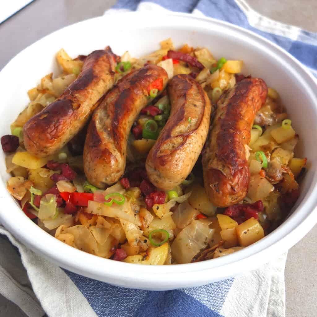 The Best German Bratwurst Casserole - My Dinner