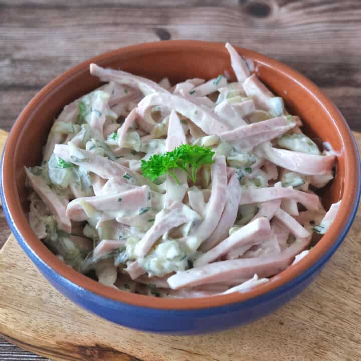 Authentic Fleischsalat Recipe (German Meat Salad) - My Dinner