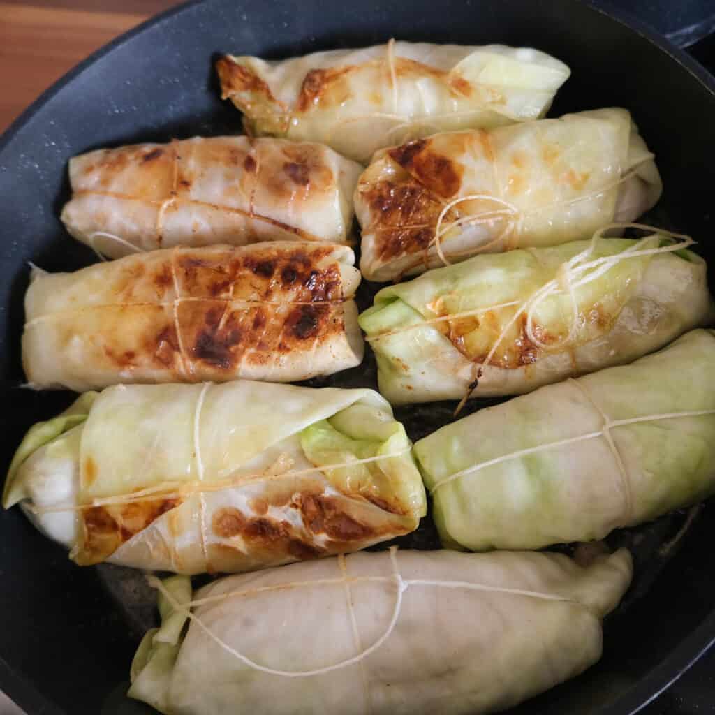 Authentic German Cabbage Rolls (Kohlrouladen) - My Dinner