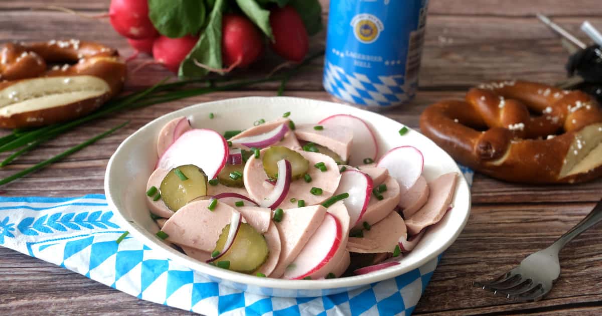 German Wurstsalat (Bavarian Sausage Salad) - My Dinner