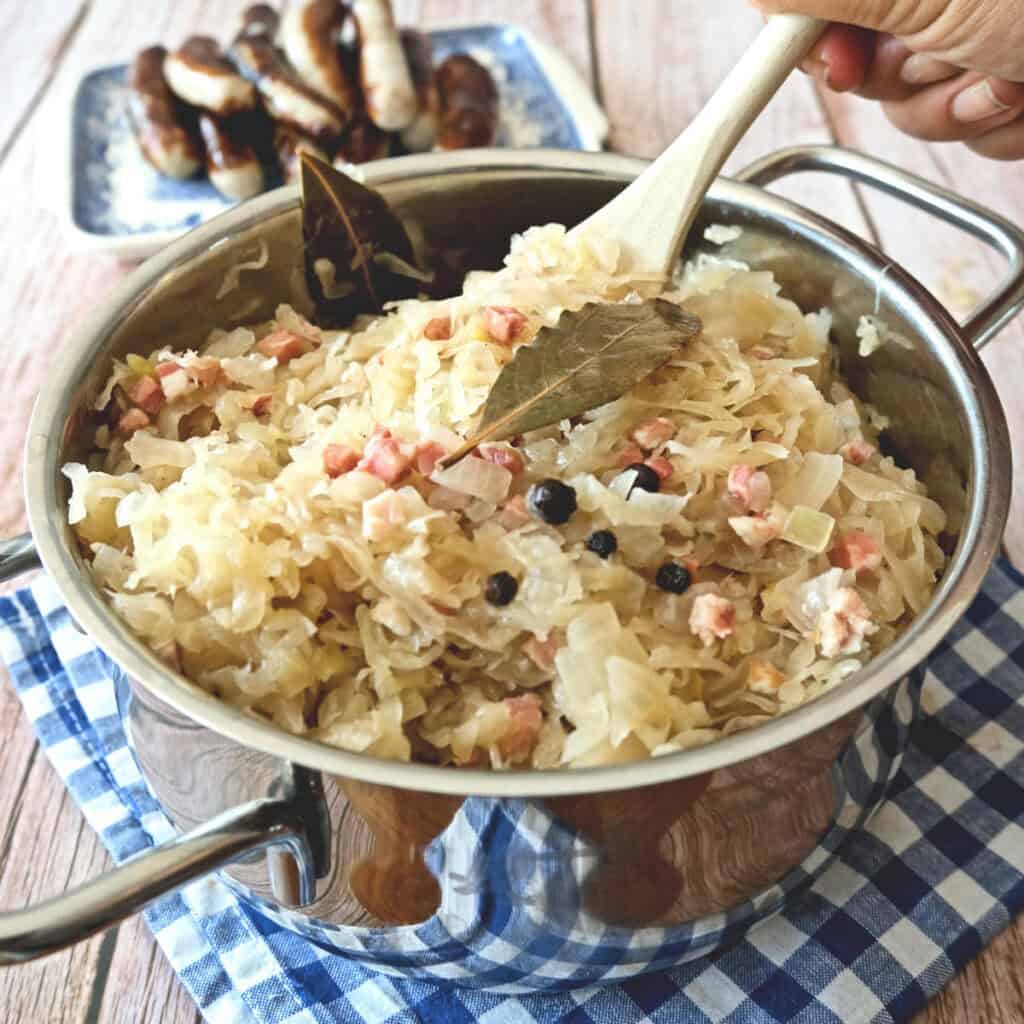 Hearty German Sauerkraut Casserole with Potatoes - My Dinner
