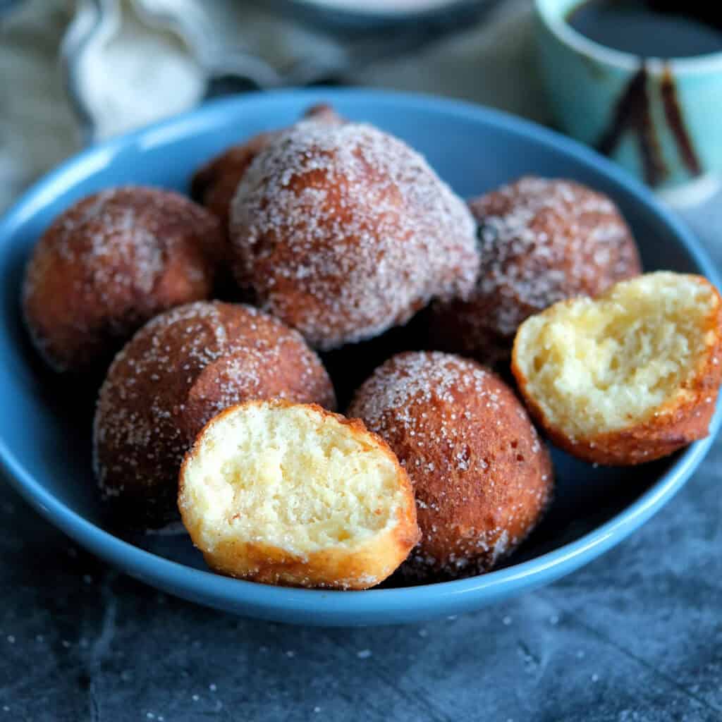 Homemade Quarkbällchen (German Donut Balls) - My Dinner