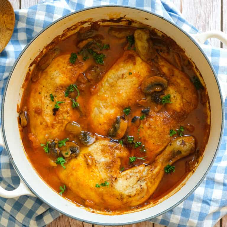 One Pot Chicken Chasseur - My Dinner