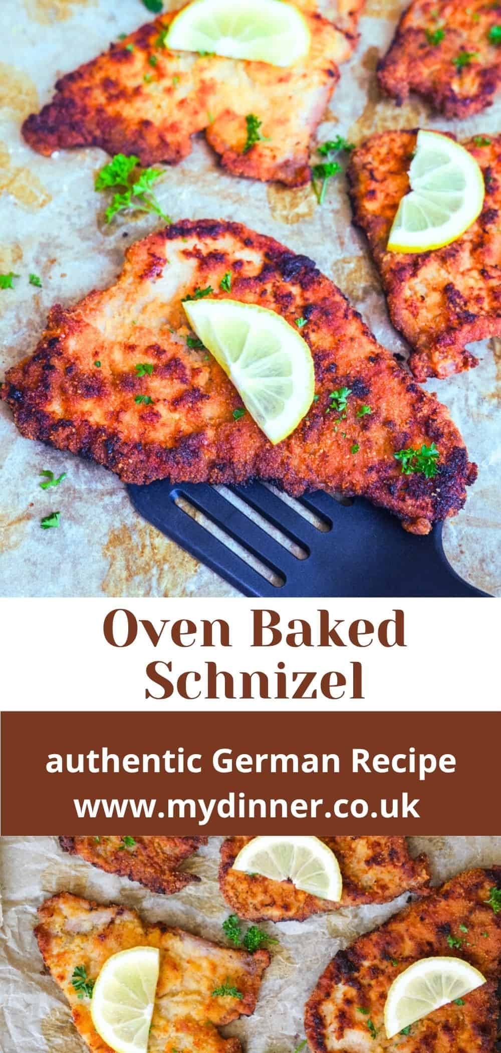 Simple Oven Baked Schnitzel - My Dinner