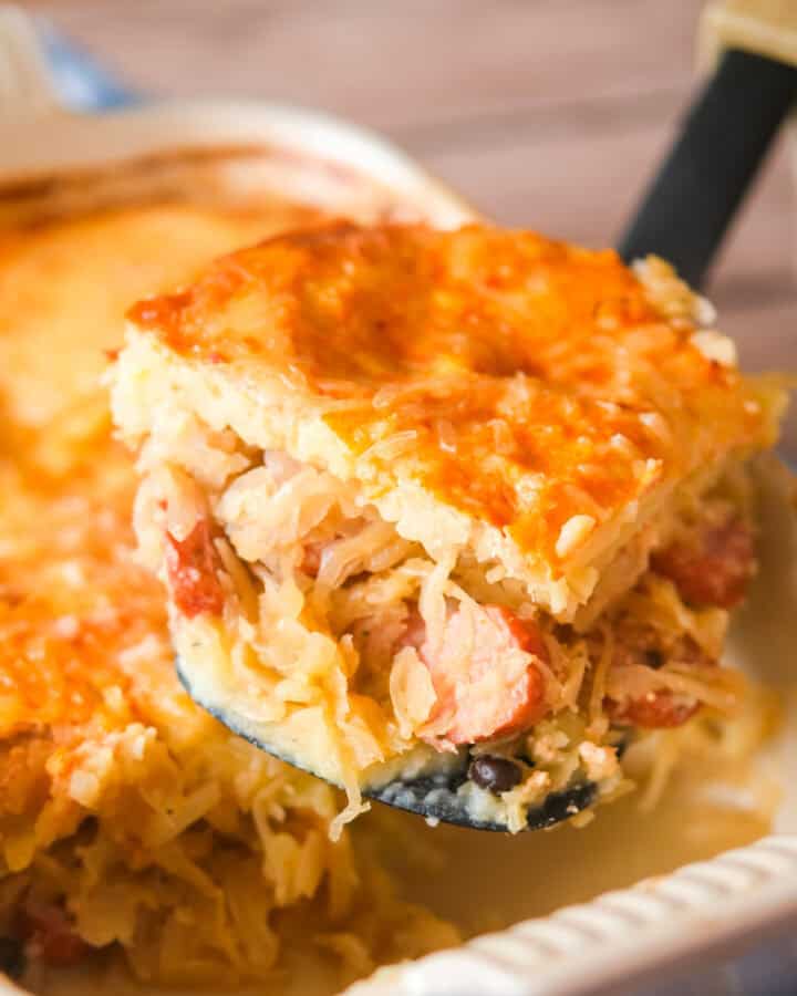 Hearty German Sauerkraut Casserole with Potatoes - My Dinner