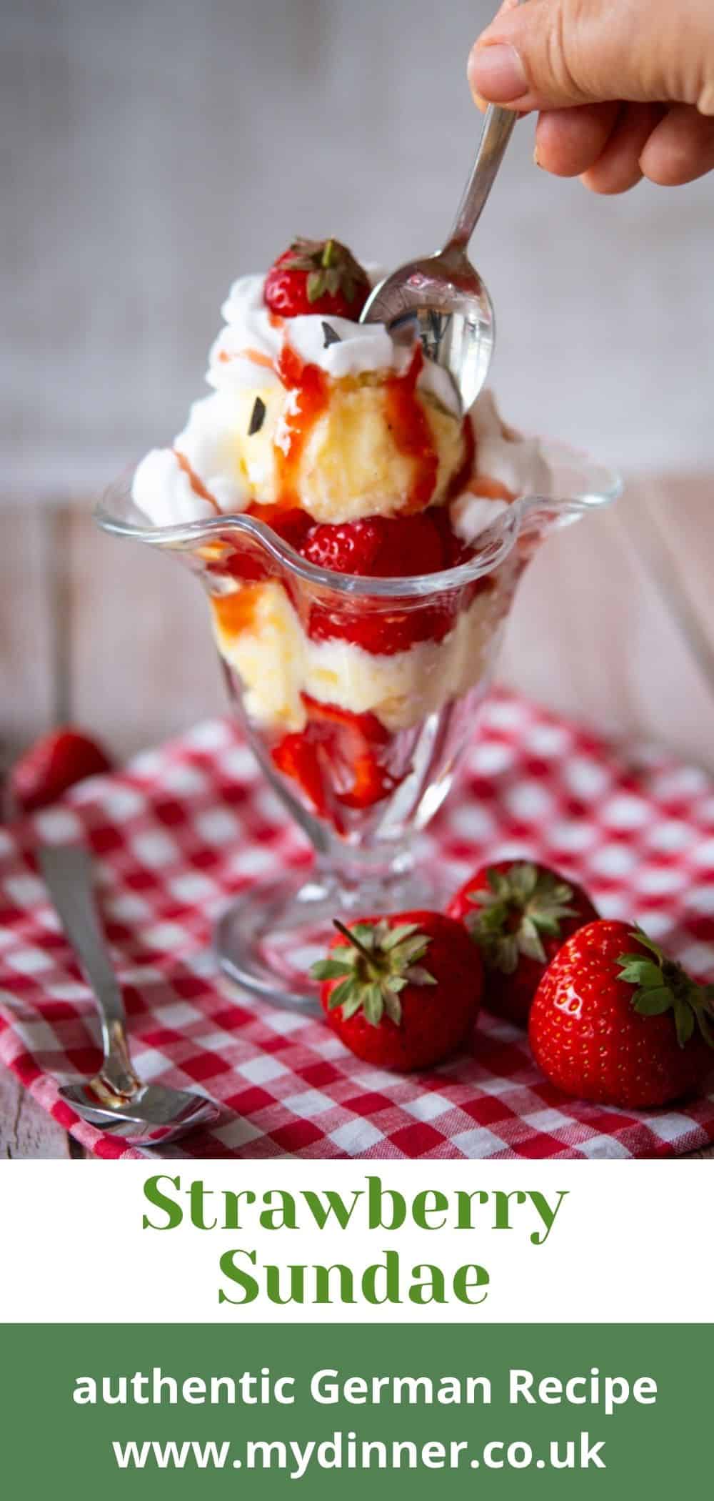 Easy Strawberry Sundae –A 5-Minute Refreshing Summer Dessert You’ll Love